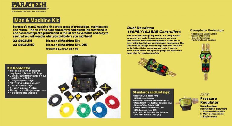 Paratech Maxiforce Airlifting Bags – Man and Machine Kit – Jasfay ...