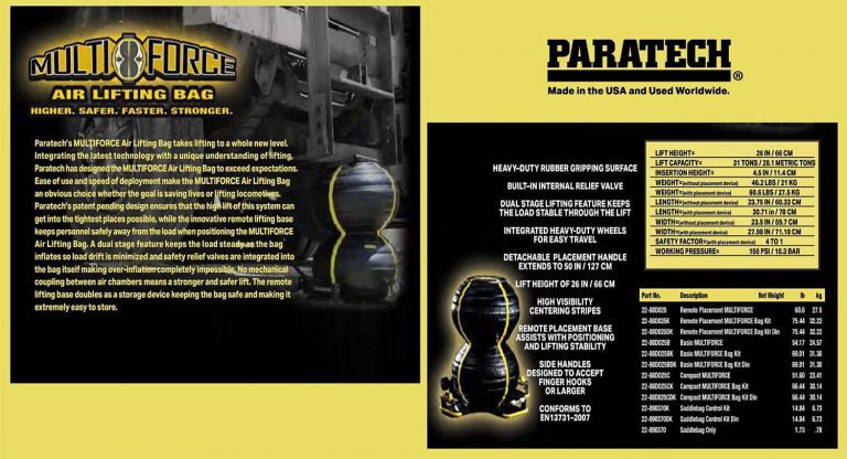Paratech Multiforce Air Lifting Bags – Jasfay Trading Corporation